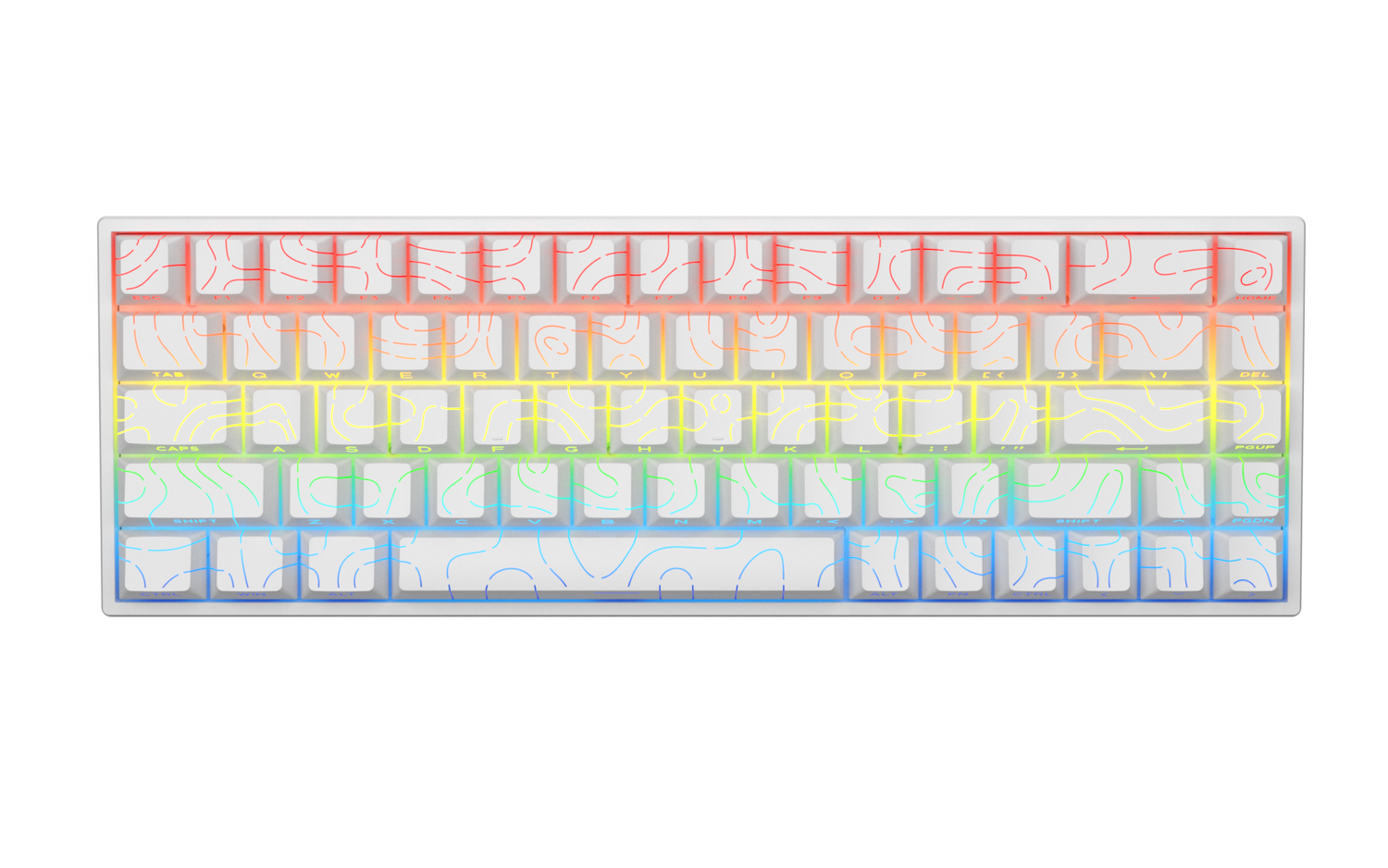 Playmax Mini Mechanical gaming keyboard - Topo